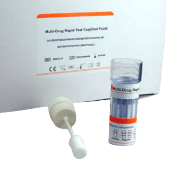 Prueba Multidrogas SALIVA 6 parámetros CERTUM (AMP/BAR/BZO/COC/MET/THC ...